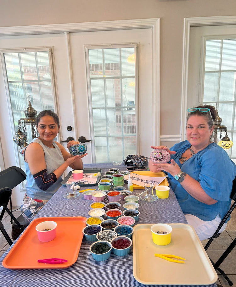 Turkish Mosaic Lamp Workshops in Houston, TX